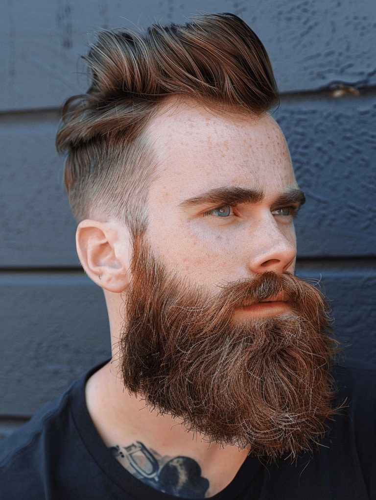 51 Dynamic Faded Beard Haircut Styles for the Modern Man