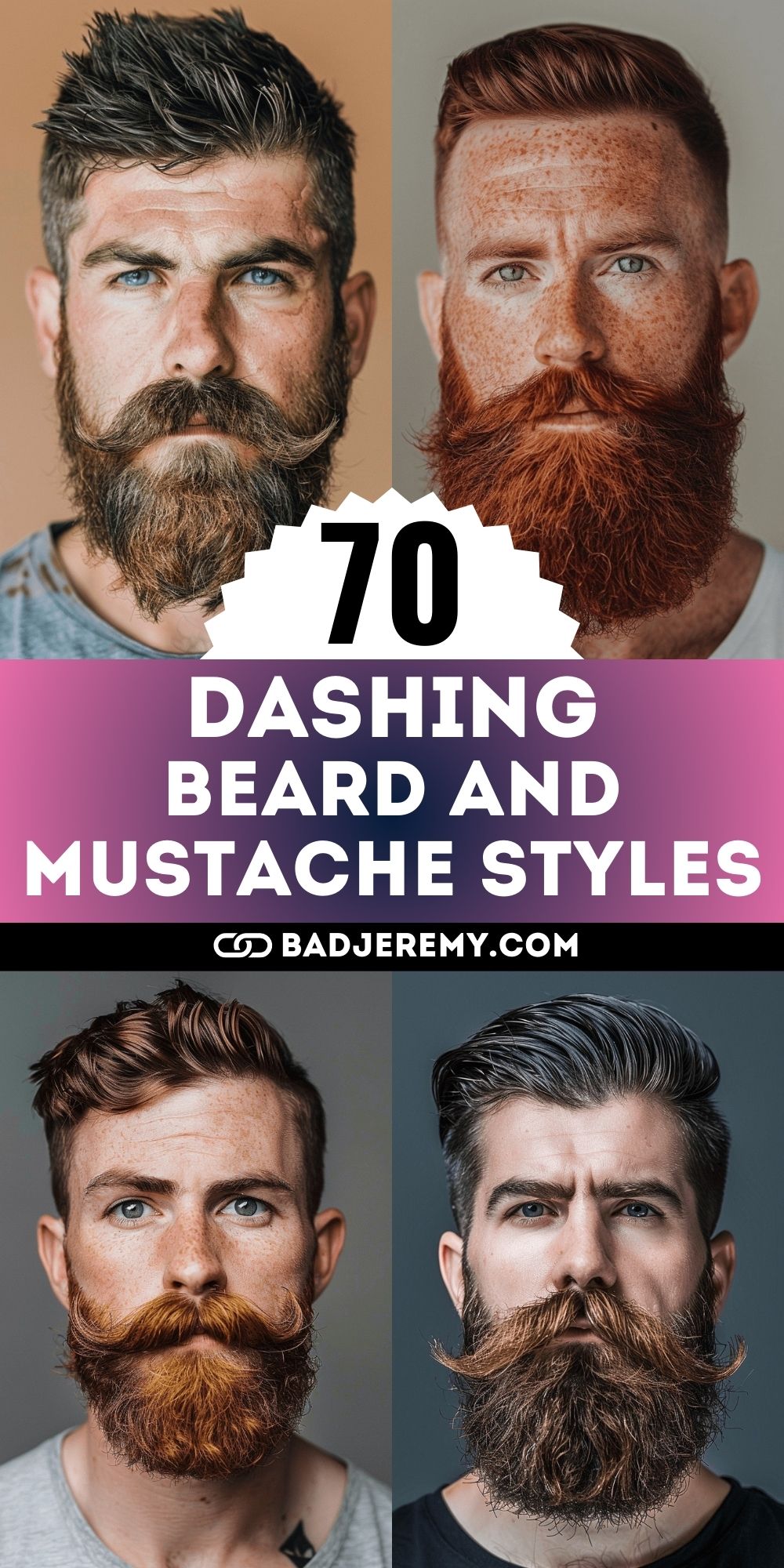 70 Beard Mustache Styles to Redefine the Modern Man: A 2024 Guide