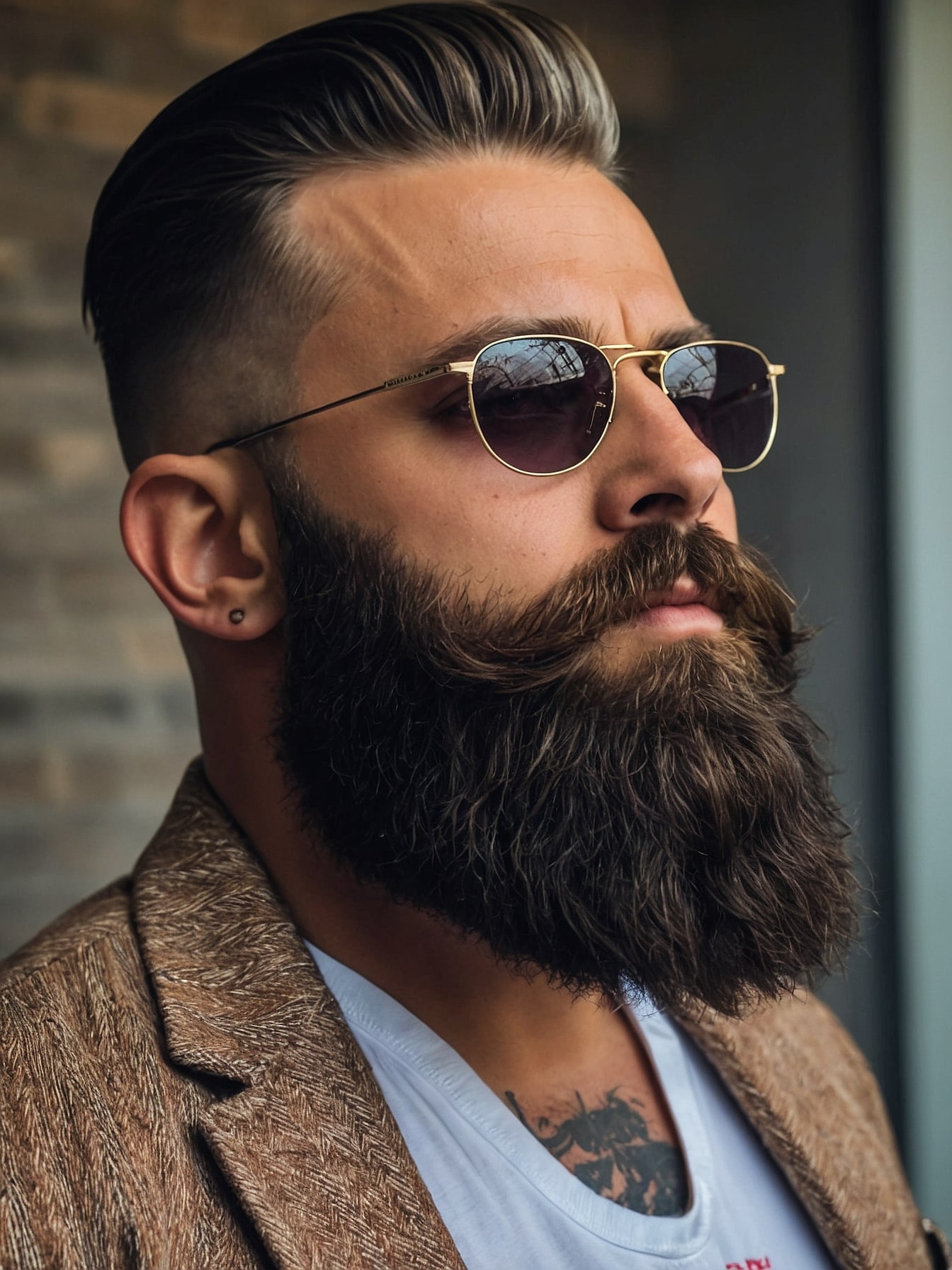 51 Dynamic Faded Beard Haircut Styles for the Modern Man
