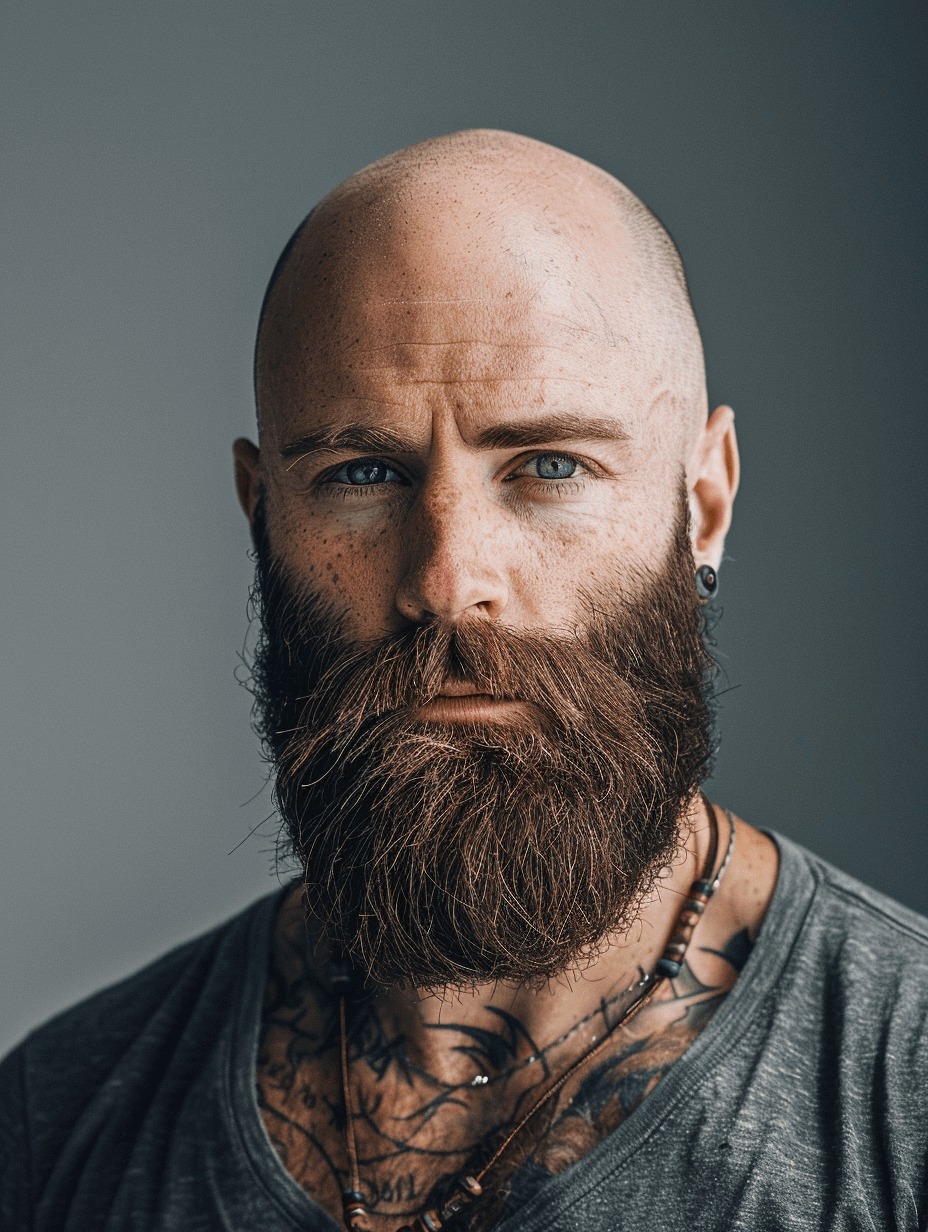 46 Bold Beard Styles to Complement Your Bald Look: A Comprehensive ...