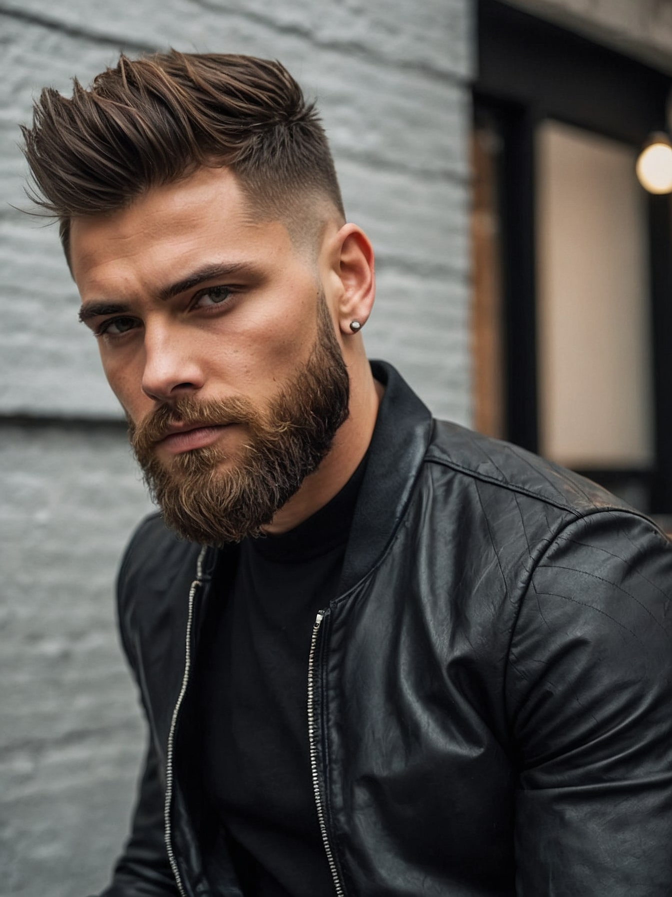 51 Dynamic Faded Beard Haircut Styles for the Modern Man