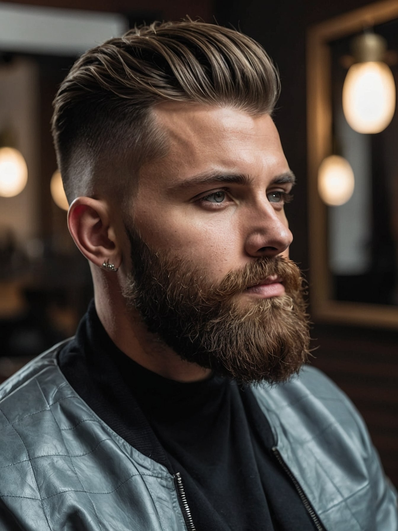 51 Dynamic Faded Beard Haircut Styles for the Modern Man