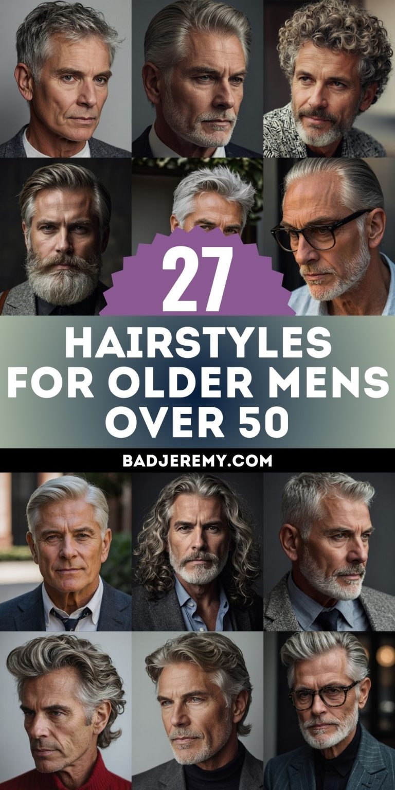 27 Timeless Hairstyles for Men Over 60: Embracing Elegance at Every Age