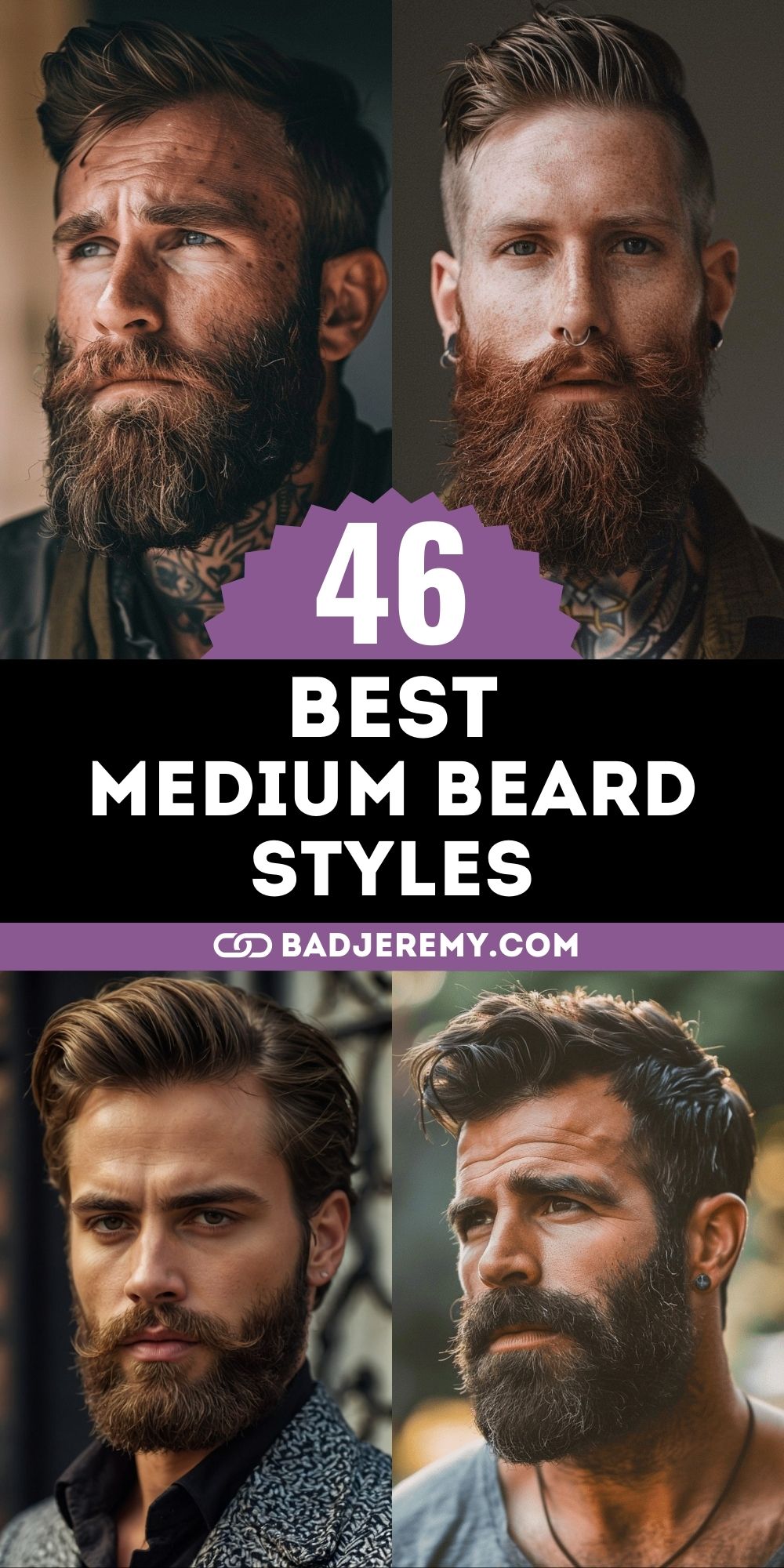 The Medium Beard: A Showcase of 46 Dynamic Styles for Every Man