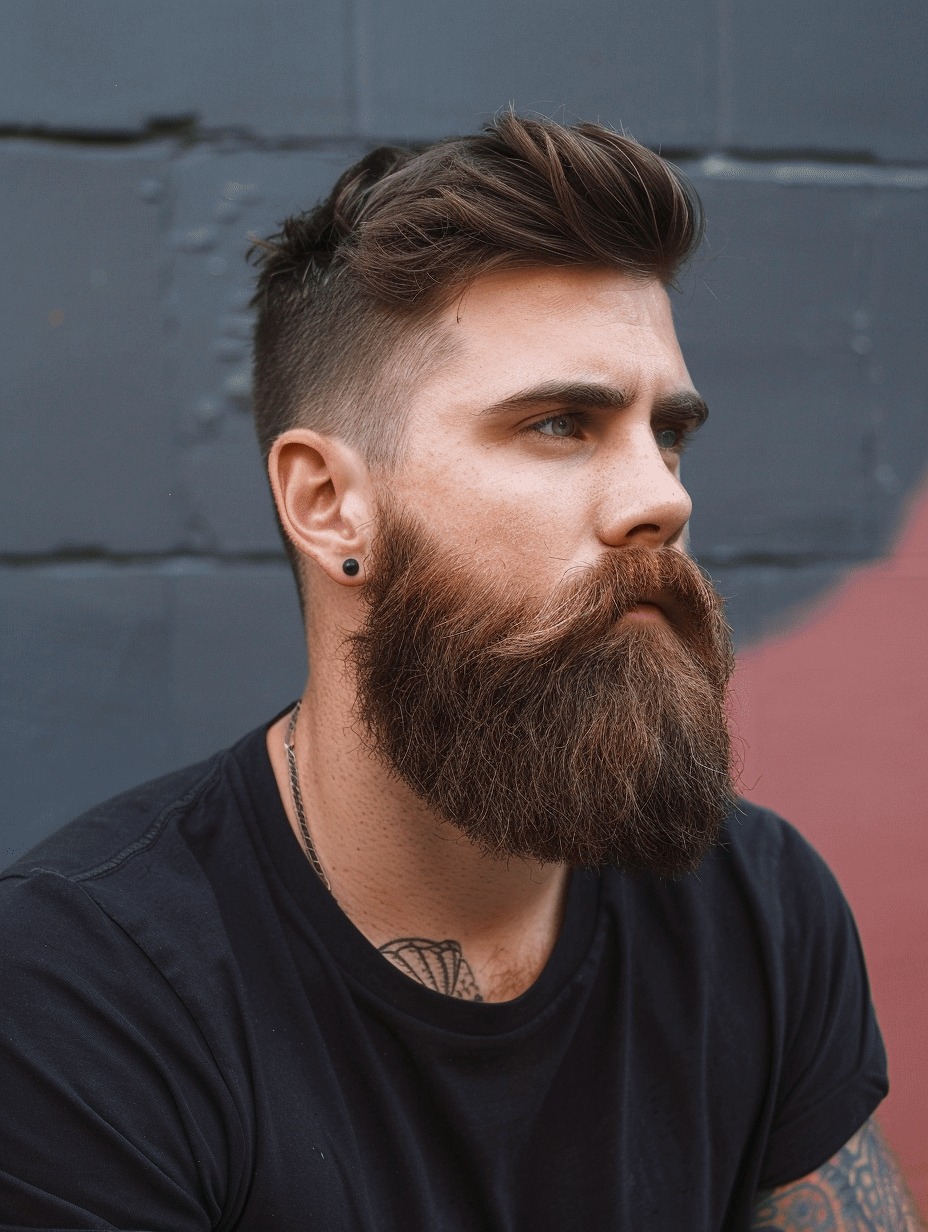 51 Dynamic Faded Beard Haircut Styles for the Modern Man