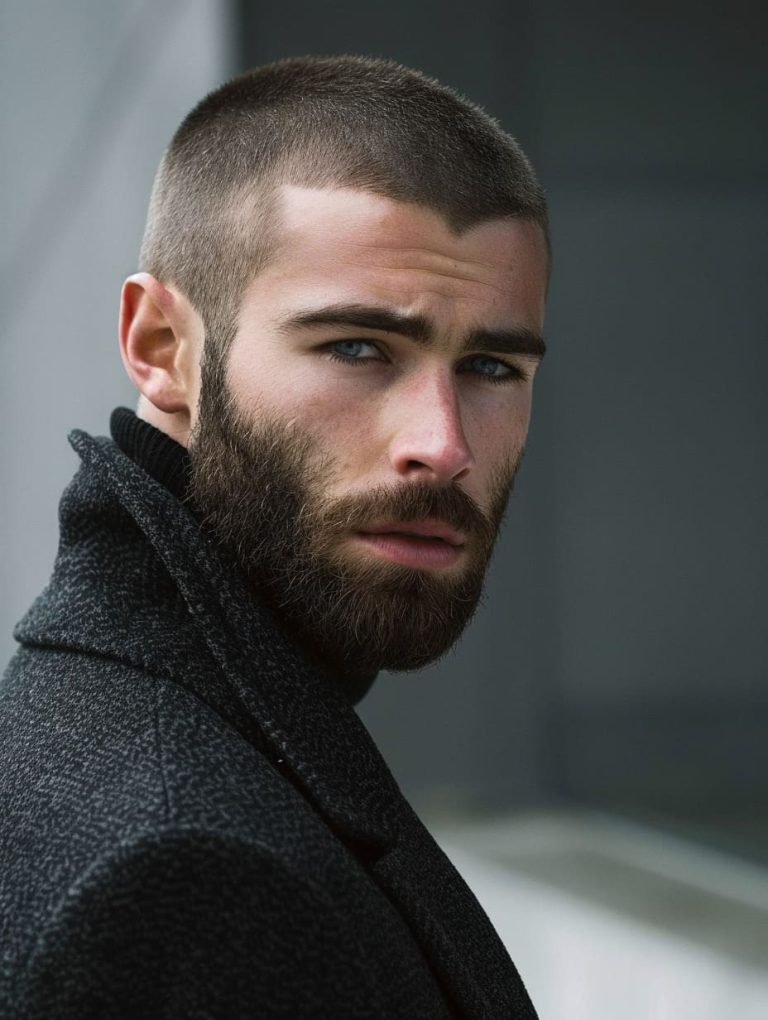45 Dashing Buzzcut and Beard Combinations to Elevate Your Style