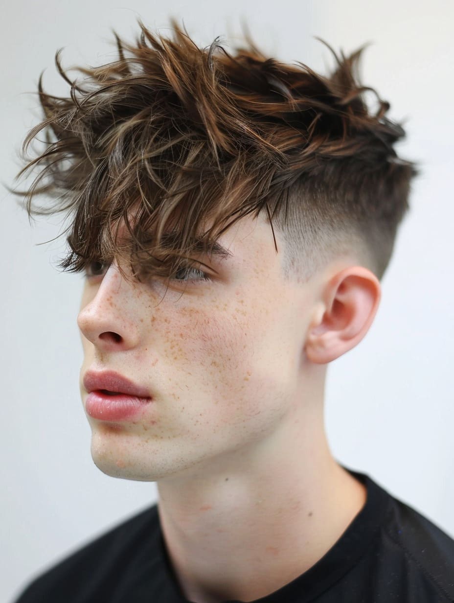 45 Bold Textured Fade Haircuts for Men: Elevate Your Style Game