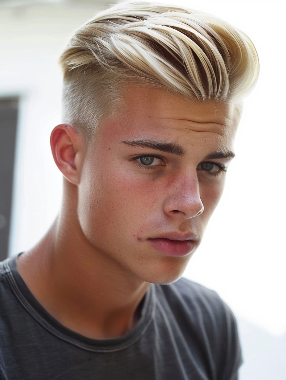 53 Stunning Blonde Fade Haircut Ideas for the Modern Man