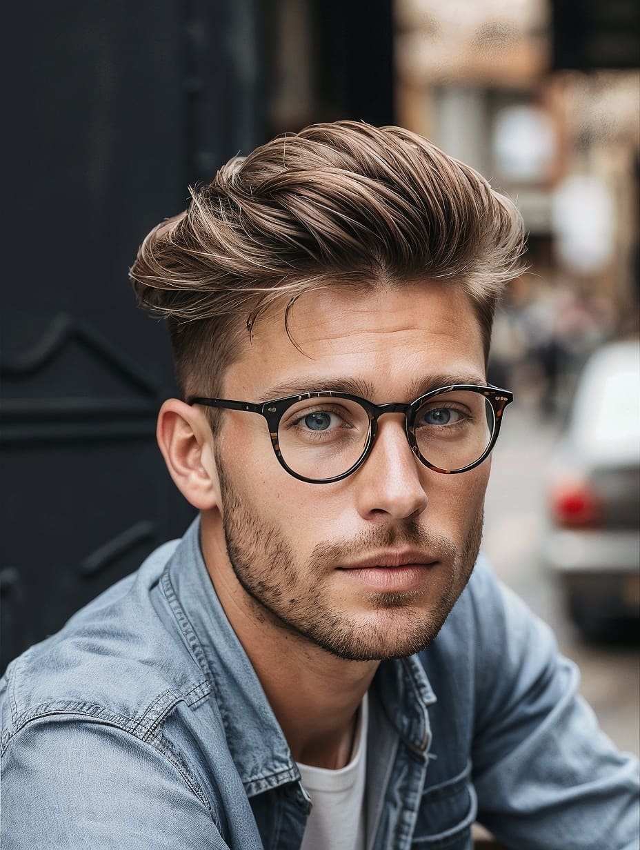 35 Stunning Hairstyles for Men with Glasses: Discover Your Signature Look