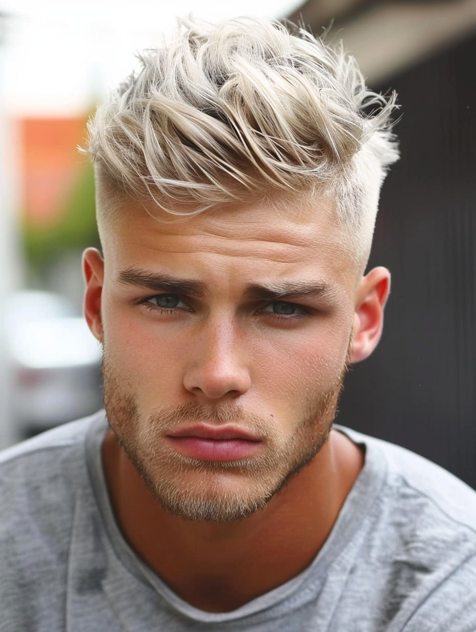 53 Stunning Blonde Fade Haircut Ideas for the Modern Man