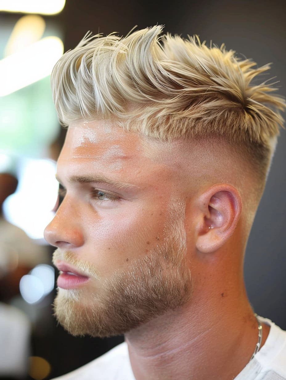 53 Stunning Blonde Fade Haircut Ideas for the Modern Man