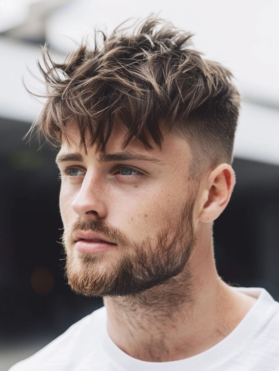 45 Bold Textured Fade Haircuts for Men: Elevate Your Style Game ...
