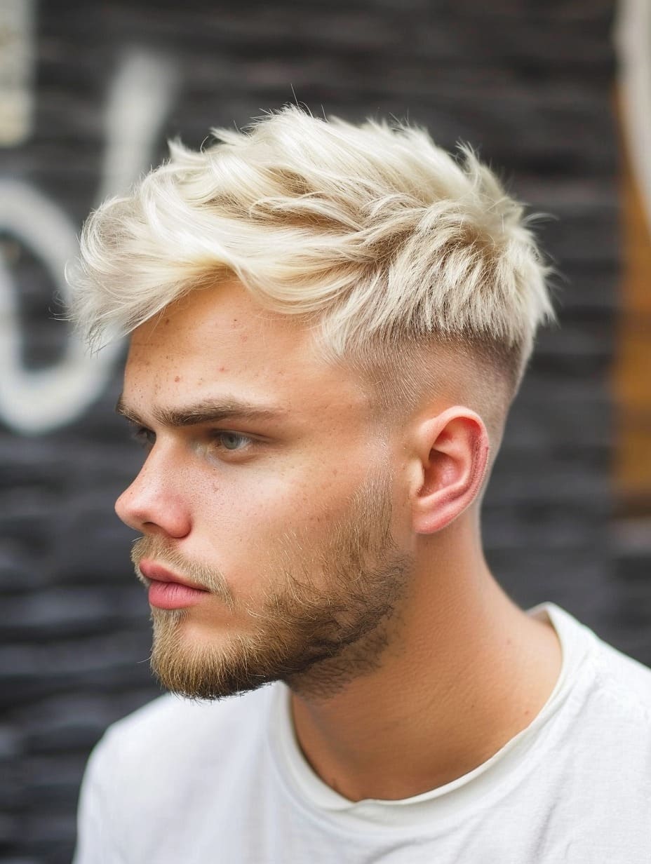 53 Stunning Blonde Fade Haircut Ideas for the Modern Man