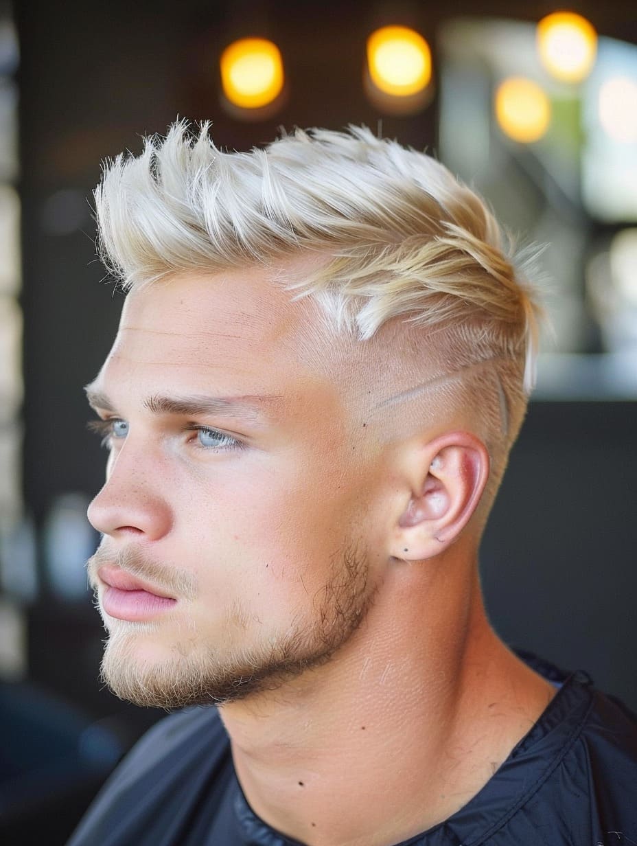 53 Stunning Blonde Fade Haircut Ideas for the Modern Man
