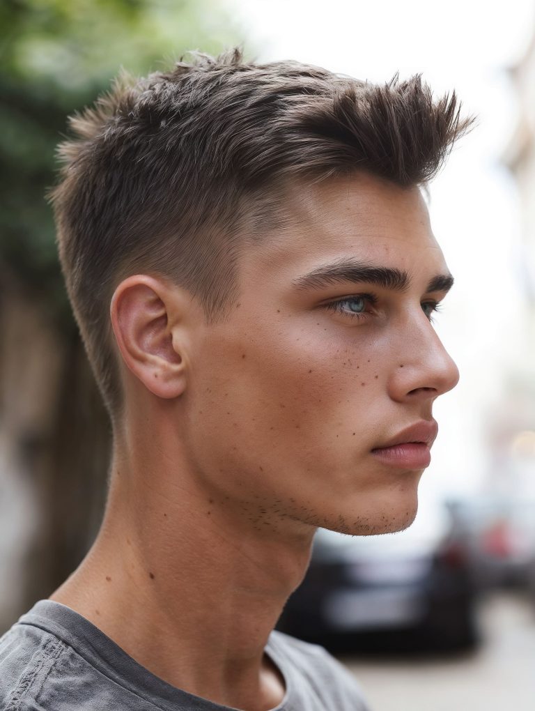 37 Stylish Haircut Ideas for Men: Master the Art of the Fade with Straight Hair
