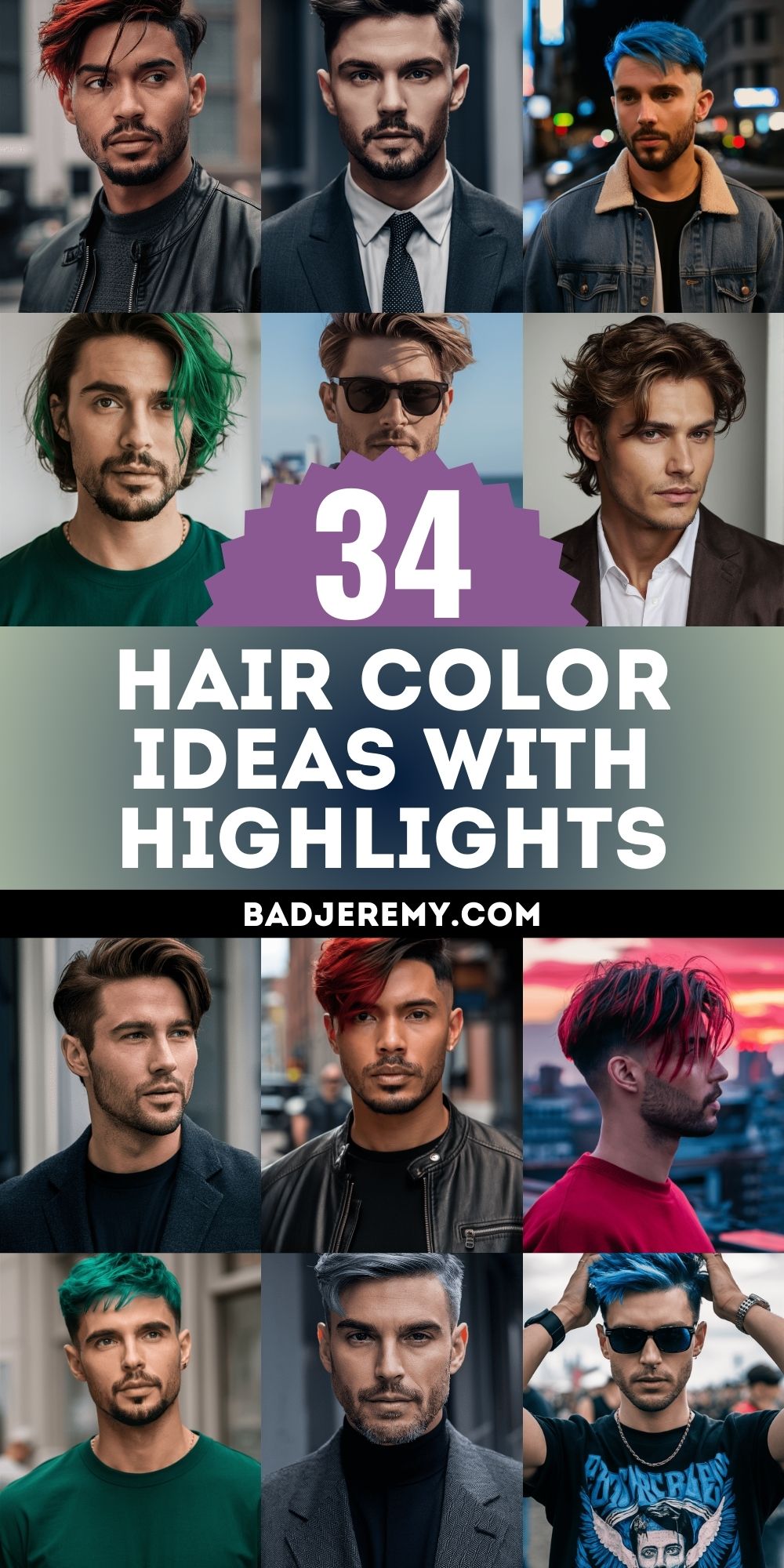 34 Trendy Hair Color Ideas for Men: Stand Out with Highlights