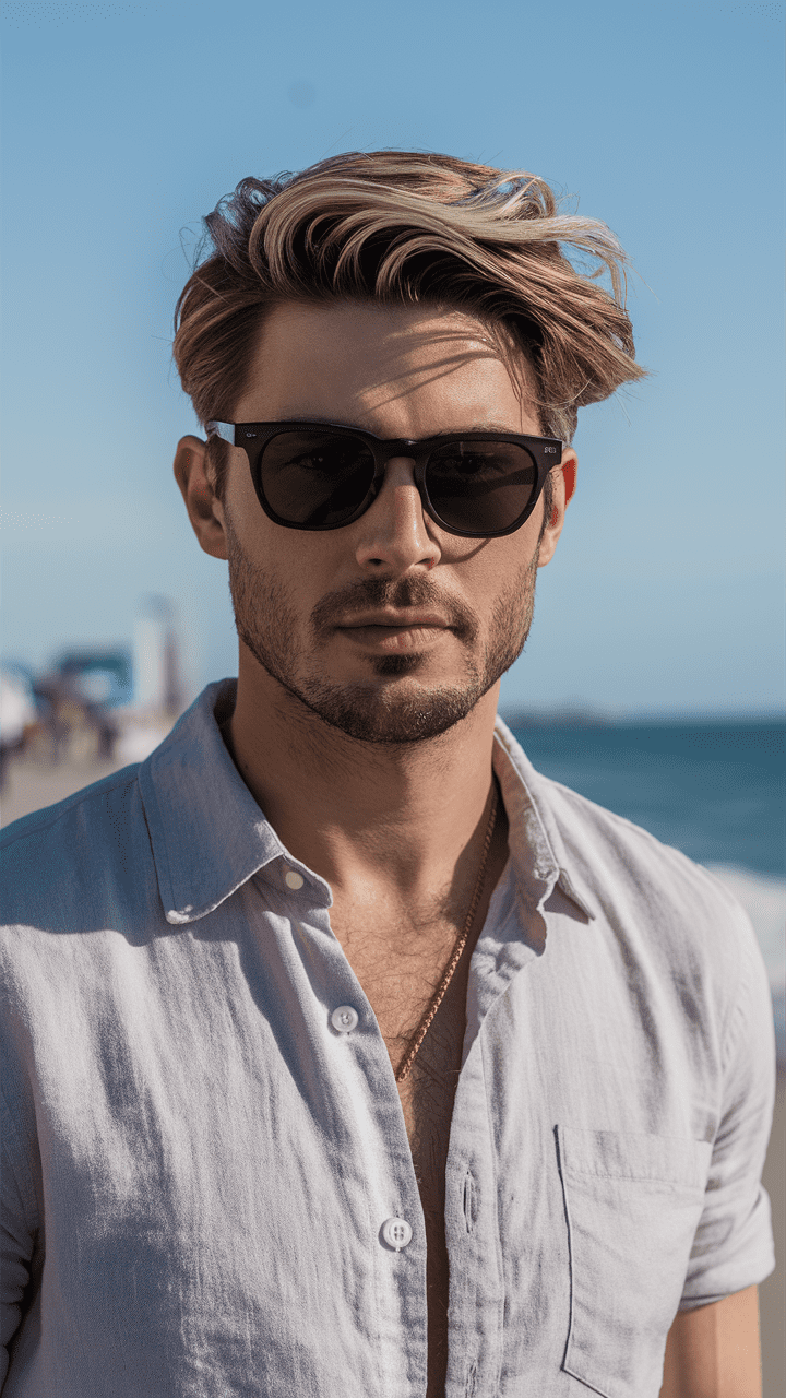 34 Trendy Hair Color Ideas for Men: Stand Out with Highlights