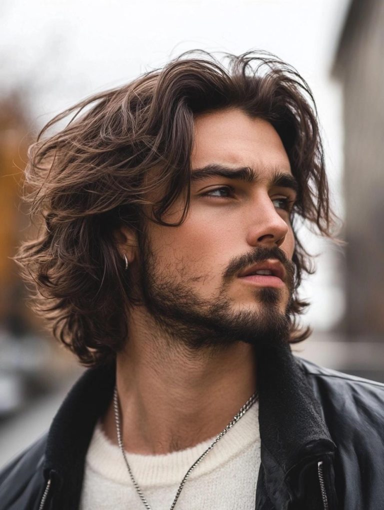 36 Stylish Shoulder-Length Hair Ideas for Men: Elevate Your Look