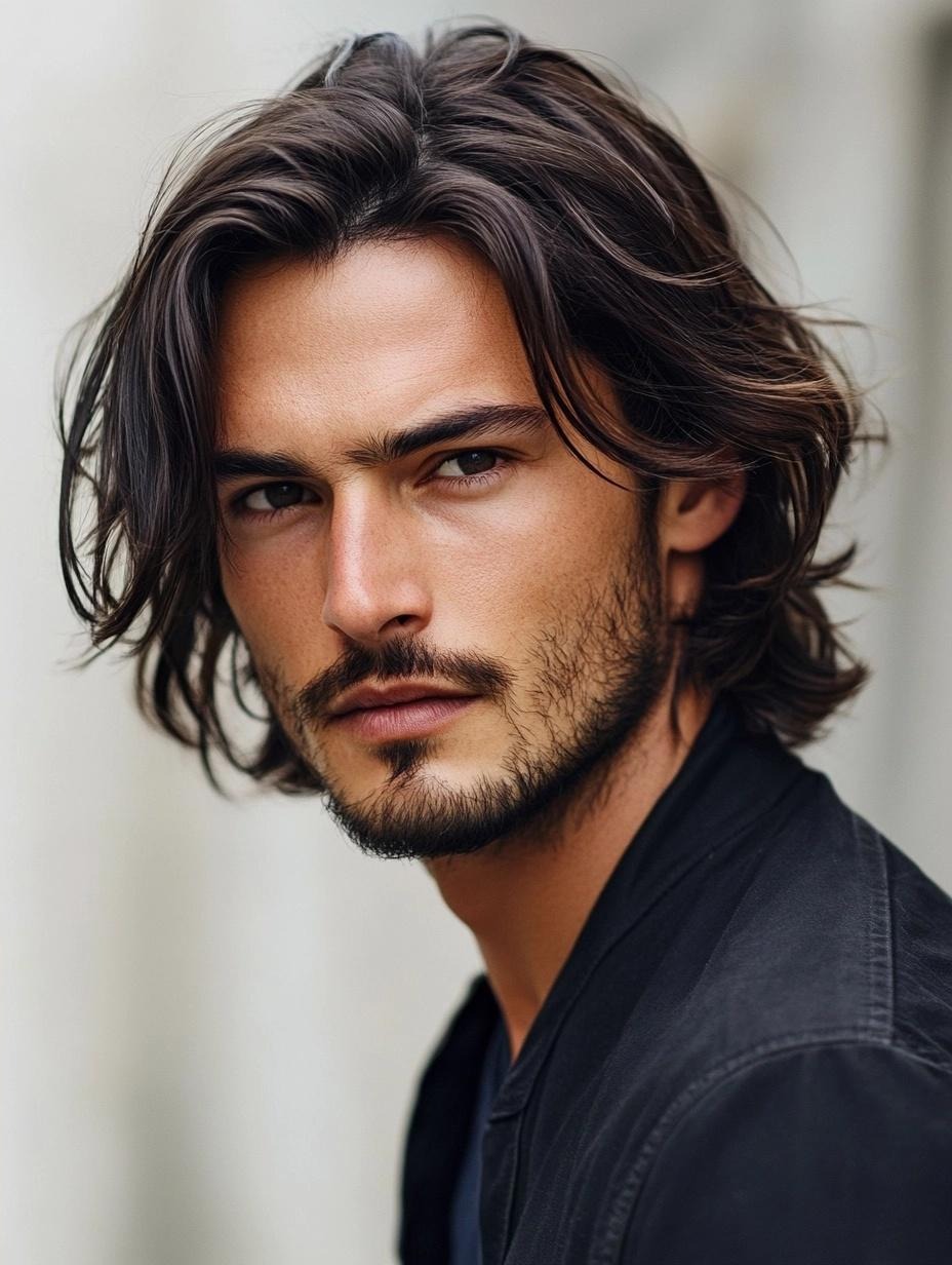 36 Stylish Shoulder-Length Hair Ideas for Men: Elevate Your Look