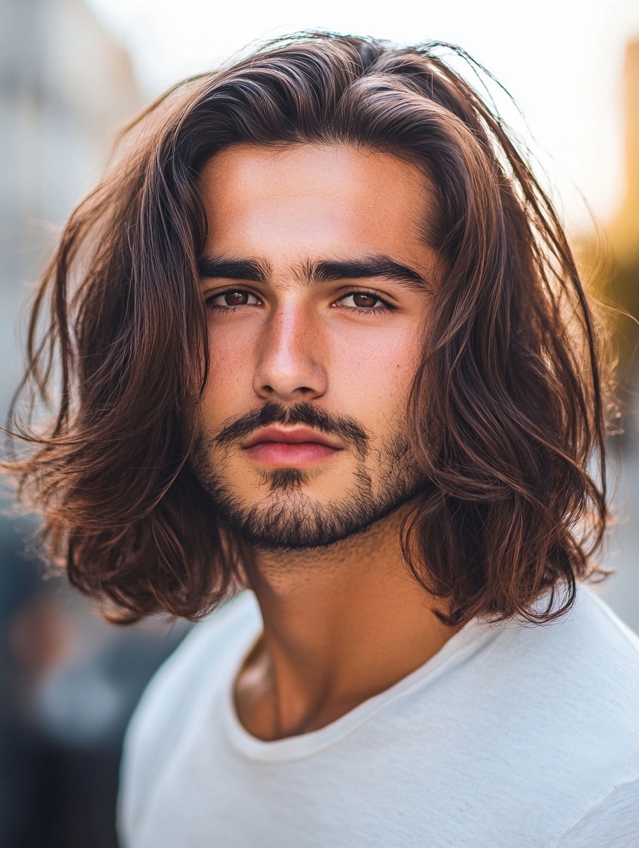 36 Stylish Shoulder-Length Hair Ideas for Men: Elevate Your Look