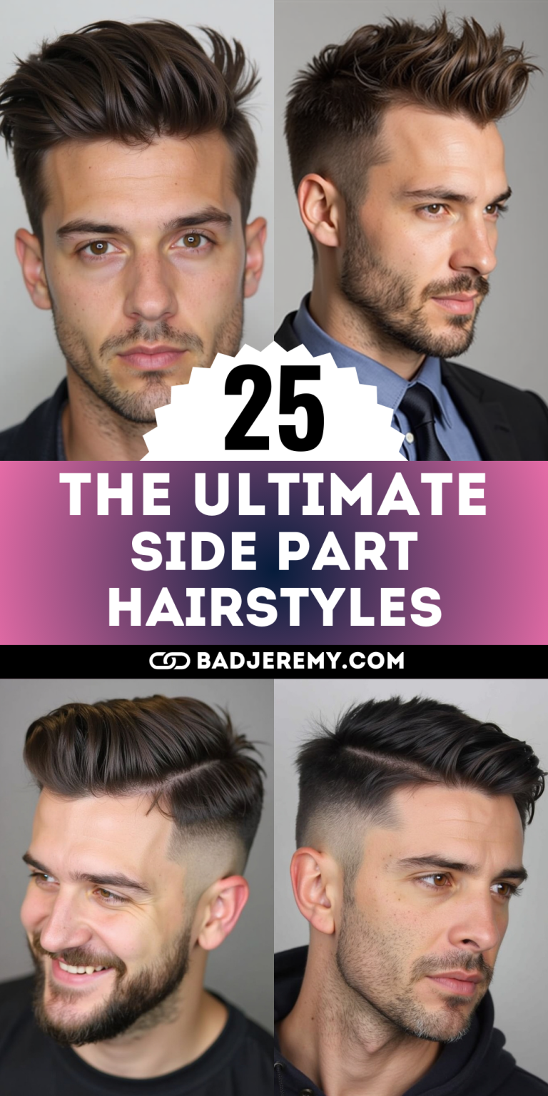 25 Stylish Side Part Hairstyles for Men in 2024: Fresh Ideas to Elevate ...