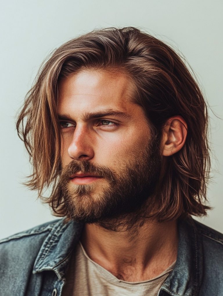 36 Stylish Shoulder-Length Hair Ideas for Men: Elevate Your Look