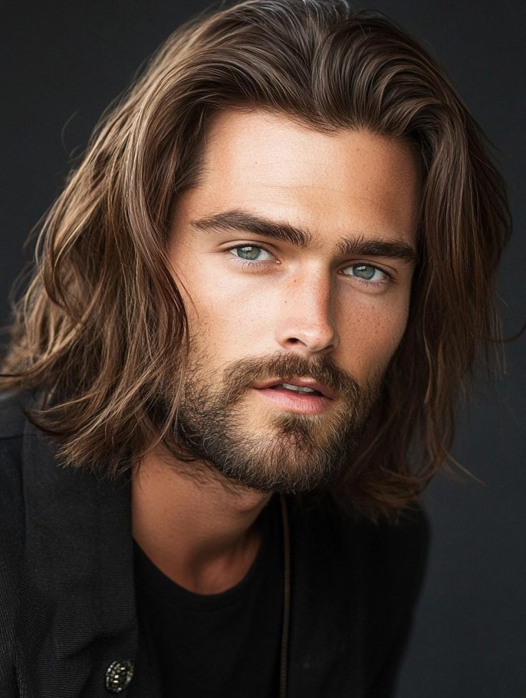 36 Stylish Shoulder-Length Hair Ideas for Men: Elevate Your Look