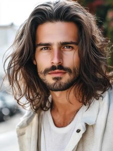 36 Stylish Shoulder-Length Hair Ideas for Men: Elevate Your Look