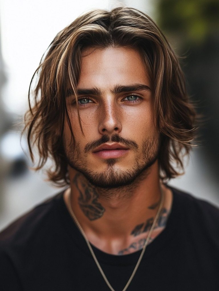 36 Stylish Shoulder-Length Hair Ideas for Men: Elevate Your Look