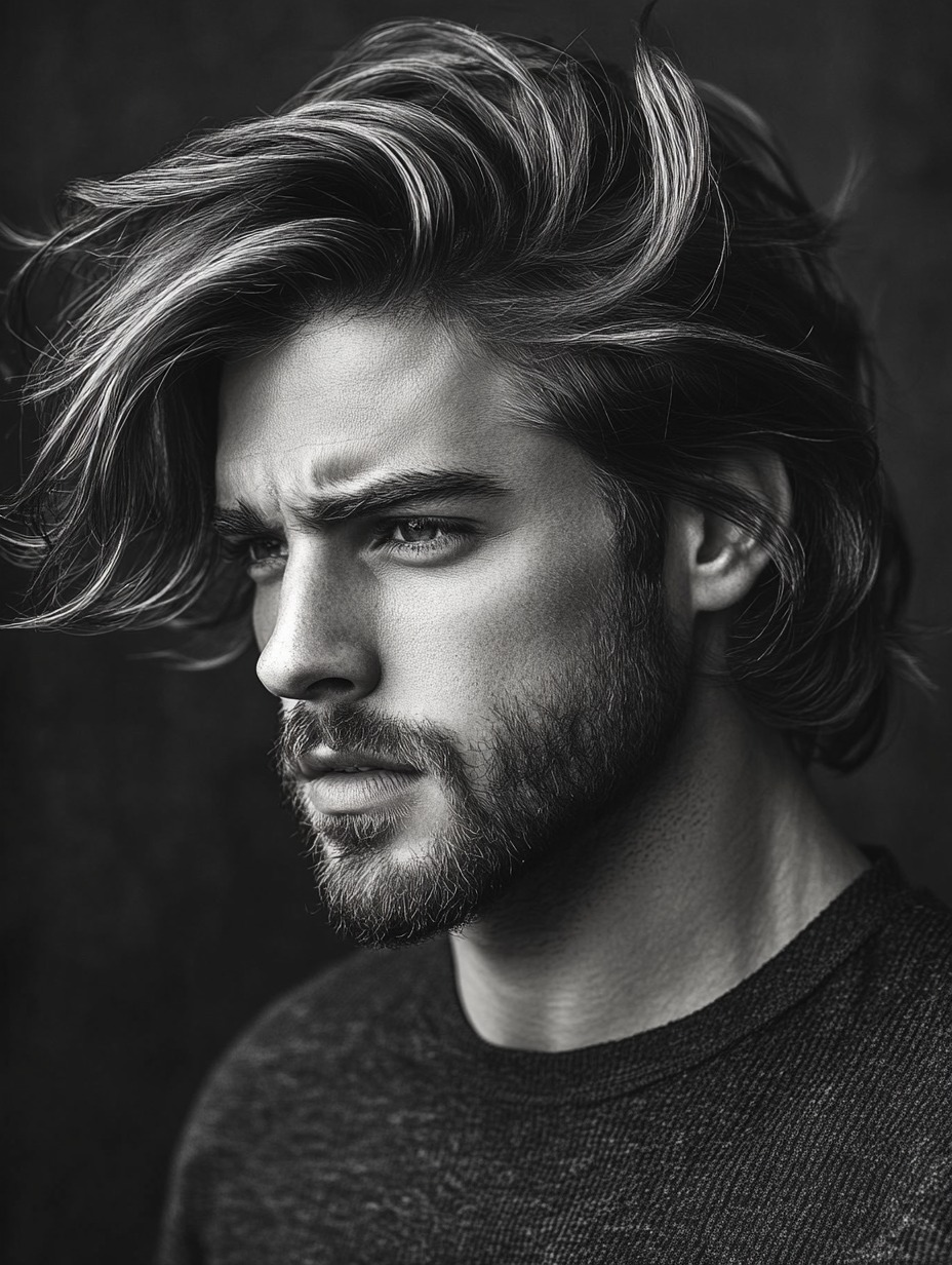 36 Stylish Shoulder-Length Hair Ideas for Men: Elevate Your Look
