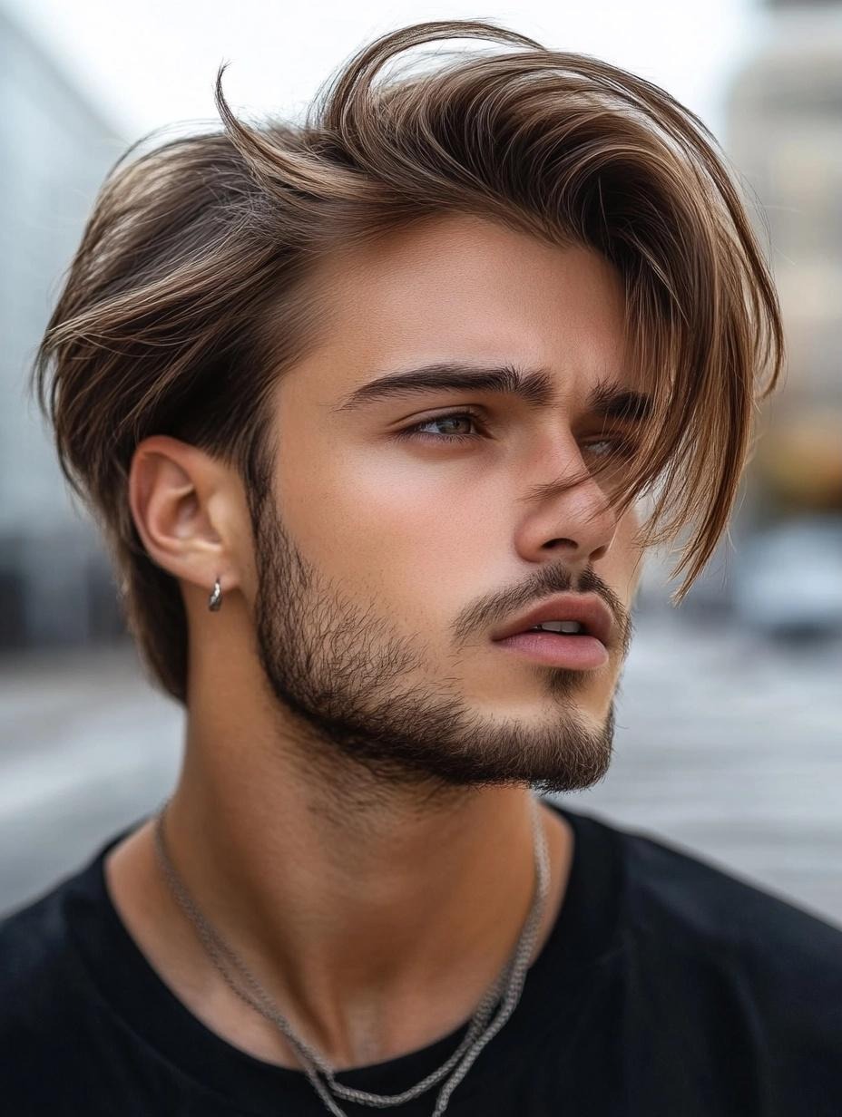 36 Stylish Shoulder-Length Hair Ideas for Men: Elevate Your Look