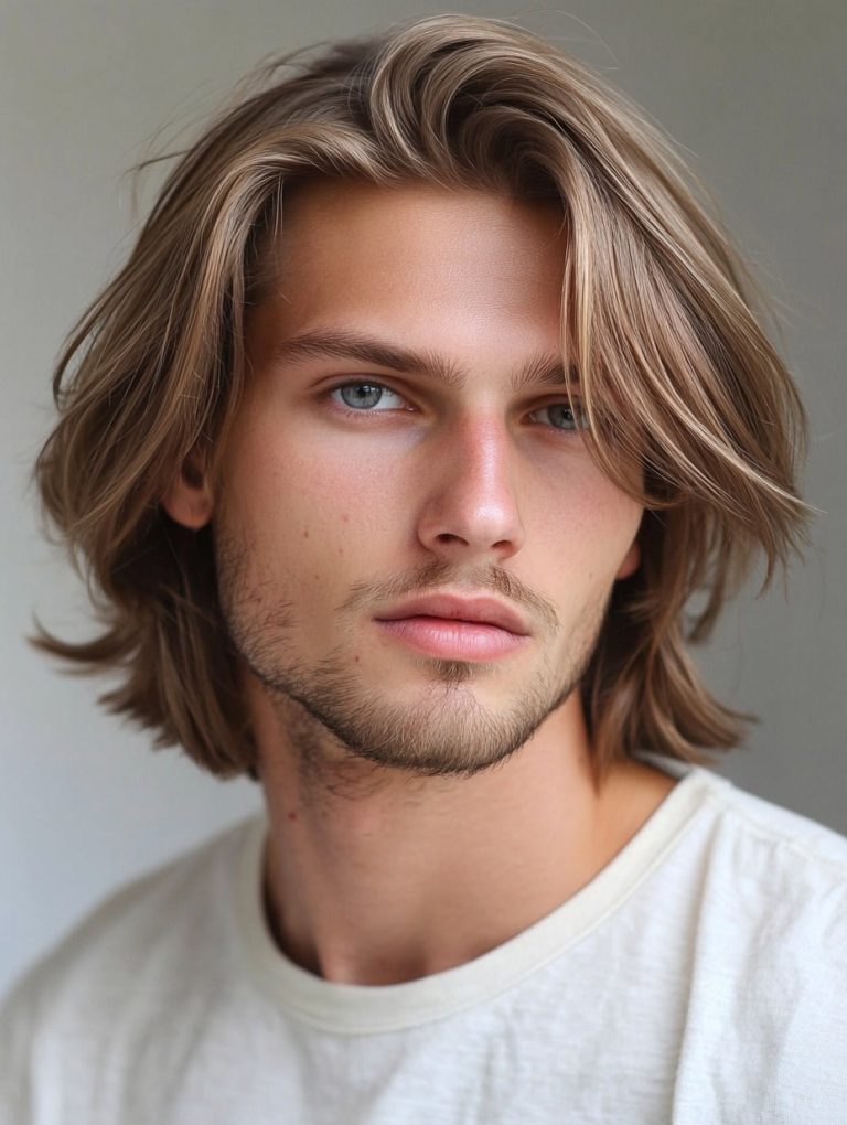 36 Stylish Shoulder-Length Hair Ideas for Men: Elevate Your Look