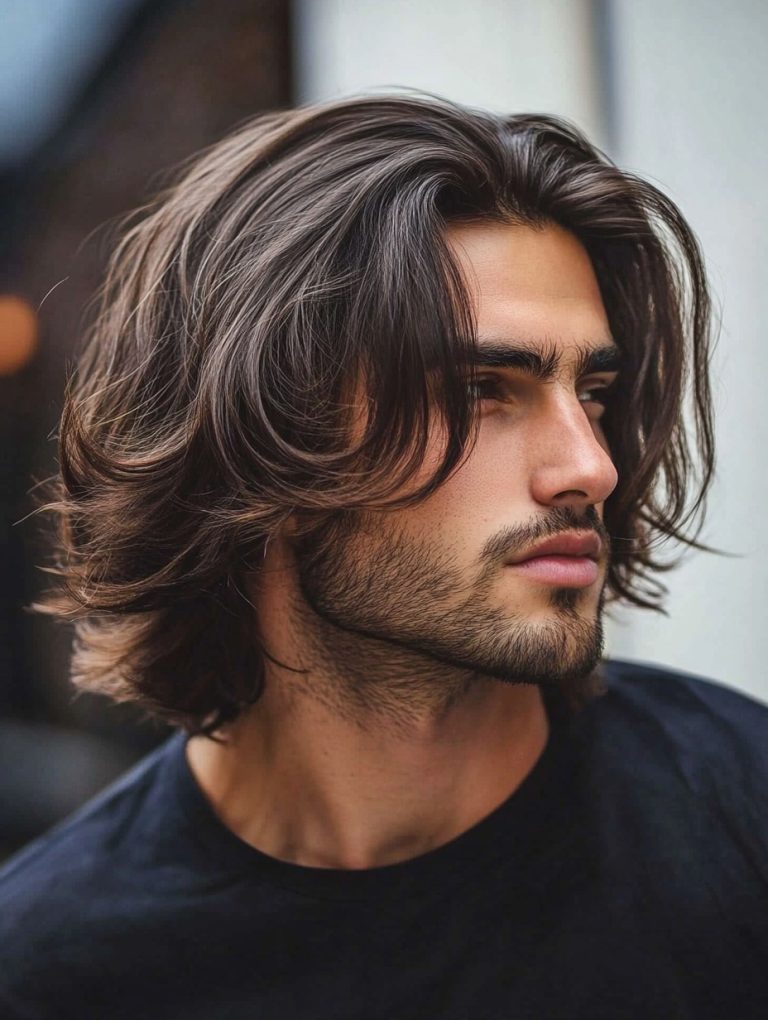 36 Stylish Shoulder-Length Hair Ideas for Men: Elevate Your Look