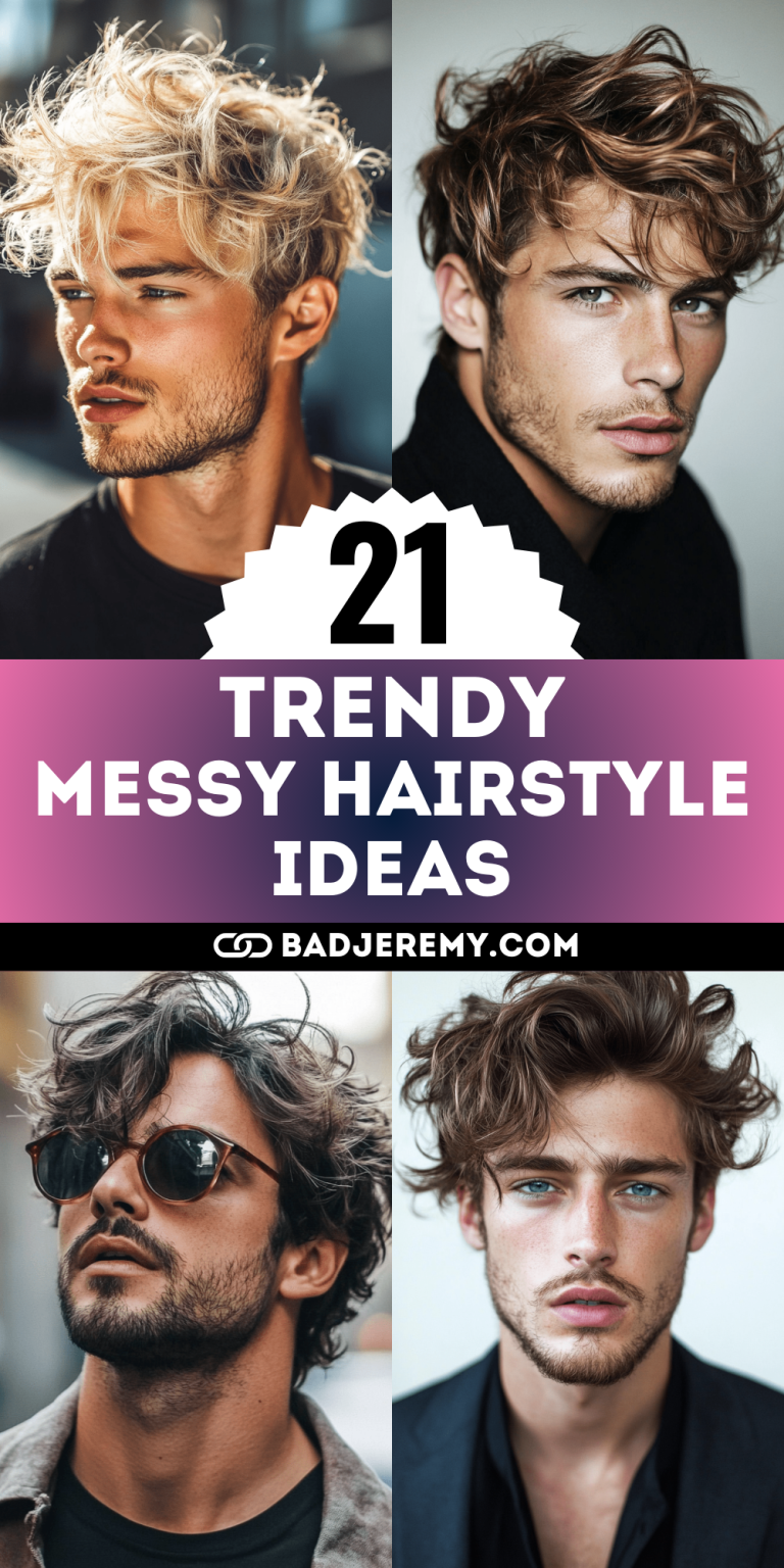 21 Messy Hairstyles for Men: Low-Maintenance Looks and Pro Styling Tips