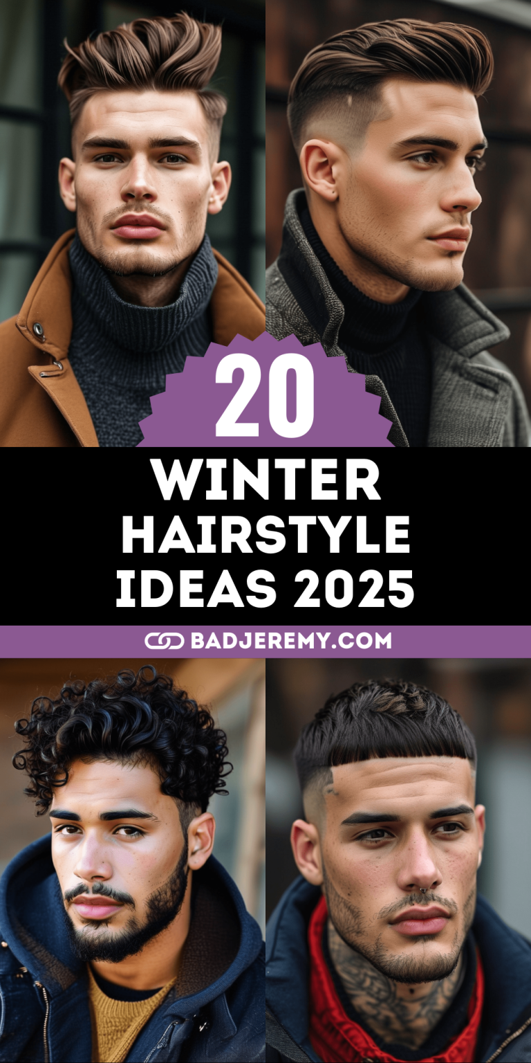 20 Winter Hairstyle Ideas for Men to Stay Stylish in 2025