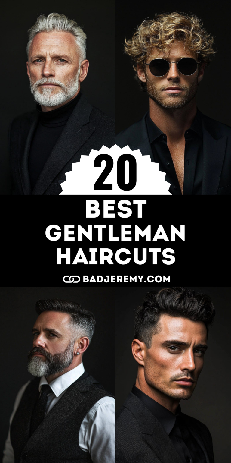 20 Timeless Gentleman Haircuts for 2025