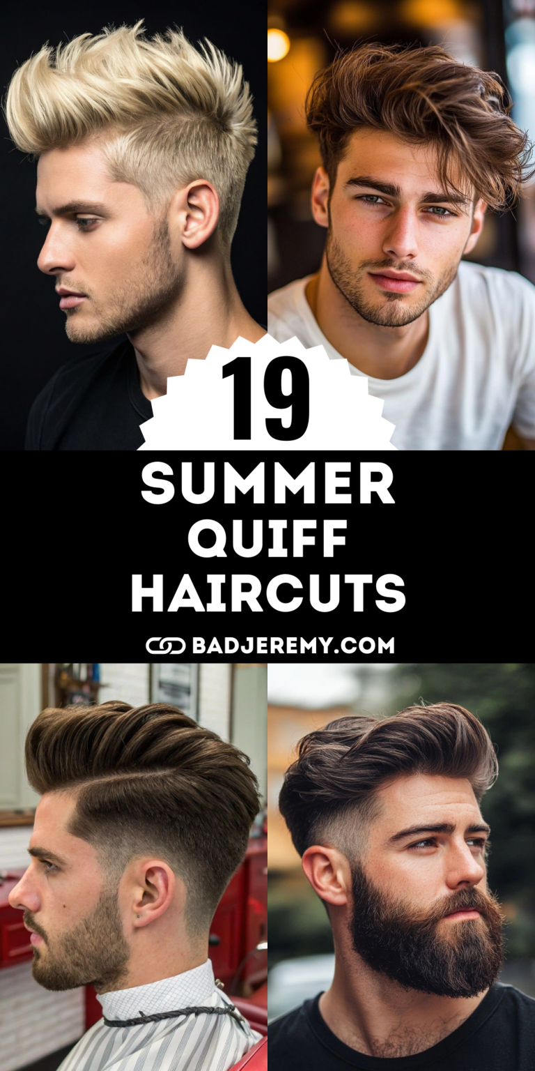 19 Stylish Summer Quiff Haircut Ideas for Men in 2025